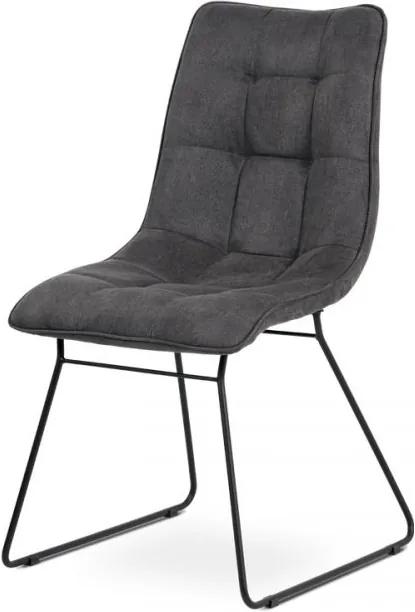 Jídelní židle DCH-414 GREY3 šedá / matná černá Autronic