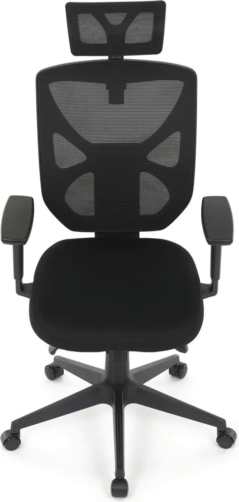 Ergonomická kancelářská židle EVRON - černá síťovina