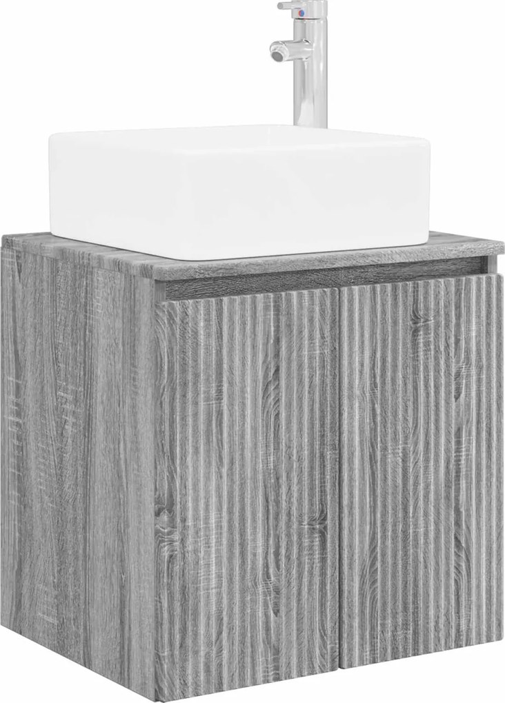 Sada koupelnového nábytku 5 ks Šedý Sonoma 33 x 34,5 x 160 cm 3406039