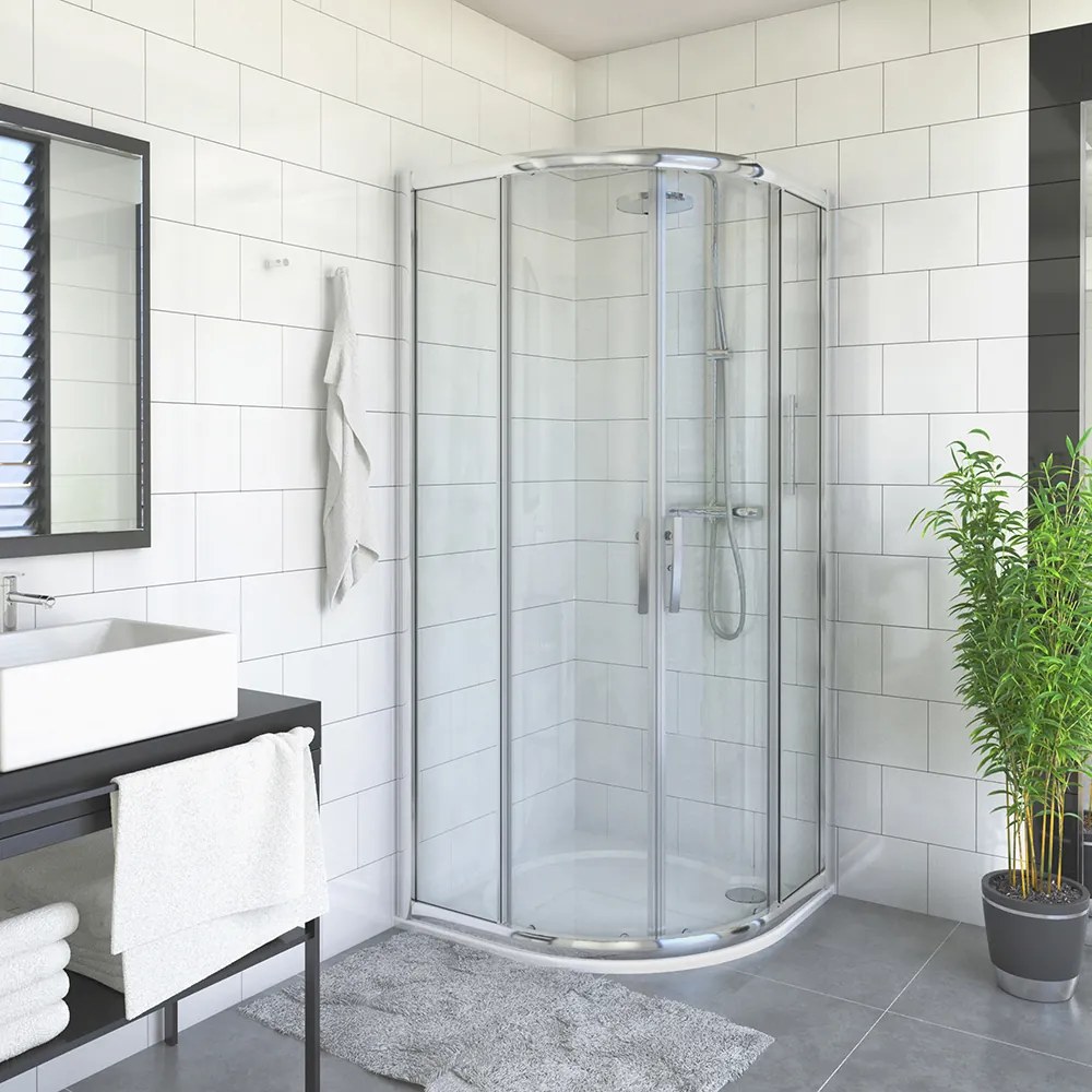 Roth Proxima Line čtvrtkruhový sprchový kout 100 x 100 cm 531-100R55N-00-15 brillant / satinato