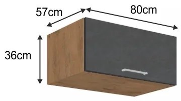 Horní skříňka VEGA 80 NAGU - 36 1F Tempo Kondela