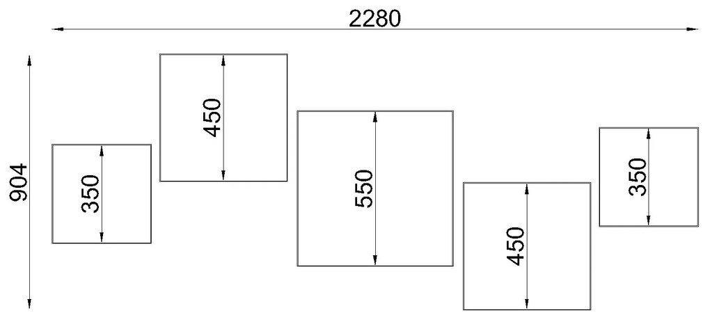 Stropní svítidlo HORUS 35 černé