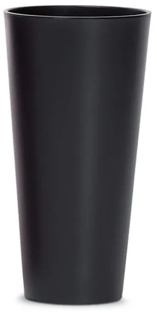 PROSPERPLAST Květináč - TUBUS SLIM Průměr: 25 cm, Barva: antracit