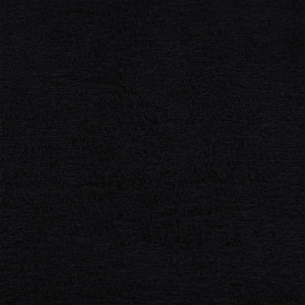 Ručníky pro hosty FROGN 10 ks černé 30x50 cm 360 g/m² 136949