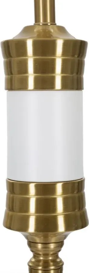 Stojací lampa Whity 160 cm bílá/zlatá