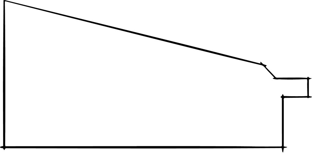 DANTIK - Zarámované zrcadlo - rozměr s rámem cca 50x100 cm z lišty TOMAS černá velká (3031)