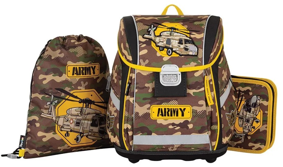 Oxybag Školní set 3ks PREMIUM LIGHT Helikoptéra