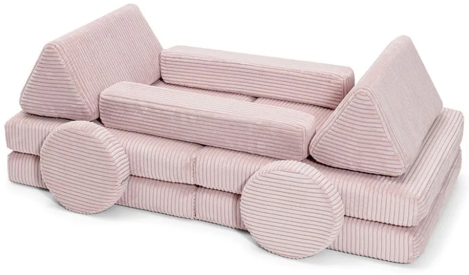 Skládací pěnová pohovka SOFA MINI z manšestru Zvolte barvu: Světle zelená