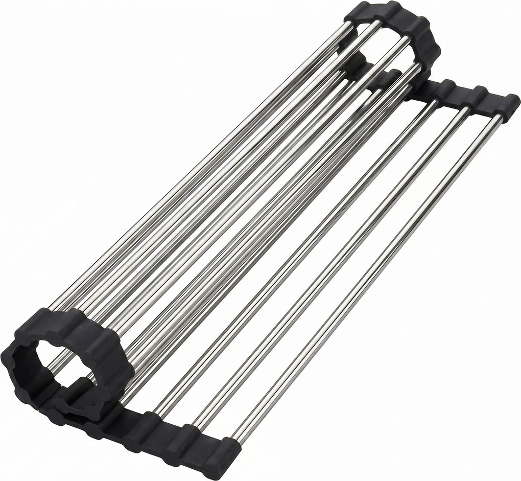Rolovací odkapávač na dřez REA P12298, černý