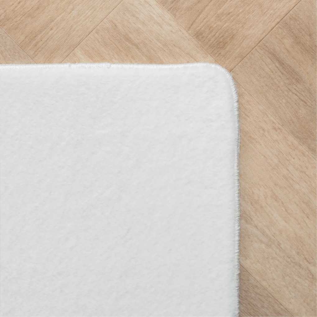 Ayyildiz, Kusový koberec Joy 1400 white, 160x220, bílá, chodba / předsíň