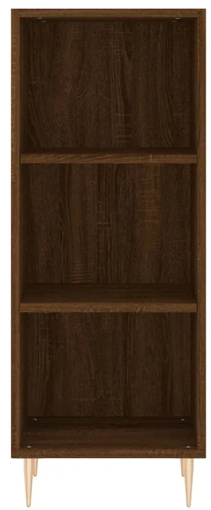 Skříň highboard hnědý dub 34,5 x 34 x 180 cm kompozitní dřevo