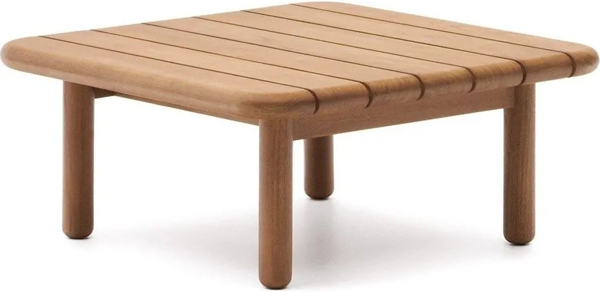 Zahradní odkládací stolek z teakového dřeva 70x70 cm Turqueta – Kave Home