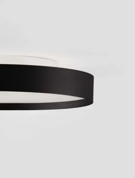 LED stmívatelné černé designové stropní svítidlo Roi