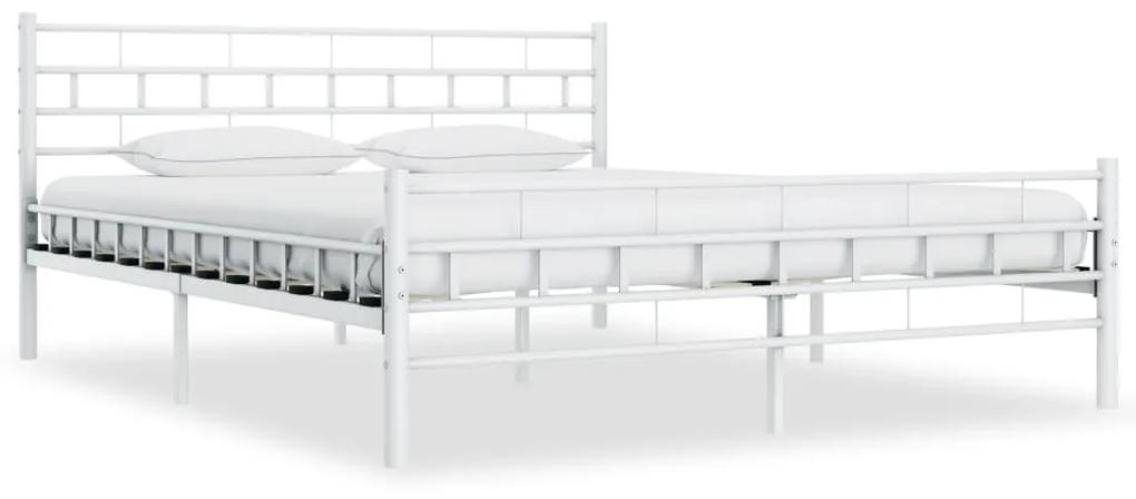 Rám postele bílý kovový 180 x 200 cm,  285300 HangarStore.cz