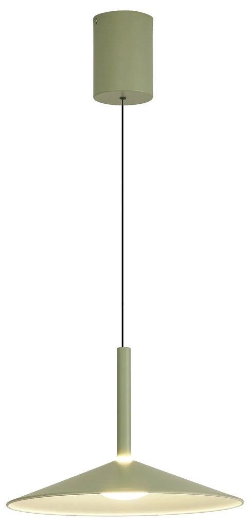 Mantra 7899 Calice, stahovací závěsné svítidlo LED 9W, 3000K, zelená, průměr 32cm