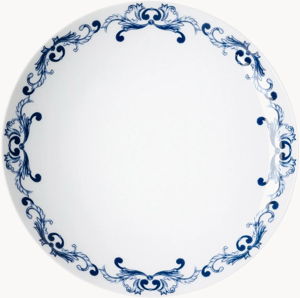 Sada porcelánových mělkých talířů True Blue, 6 dílů