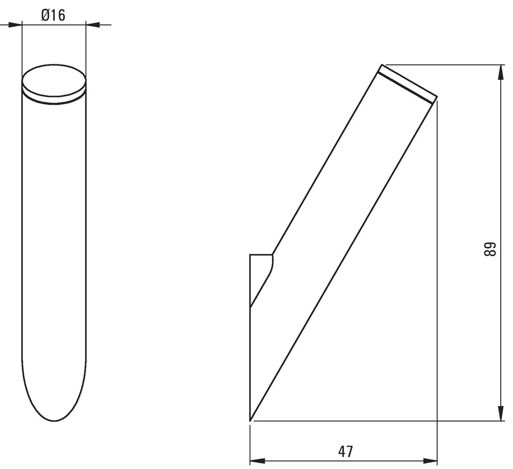 Deante Silia příslušenství, koupelnový 1-háček, zlatá lesklá, ADI_Z111