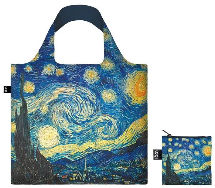 Loqi Skládací nákupní taška VINCENT VAN GOGH The Starry Night