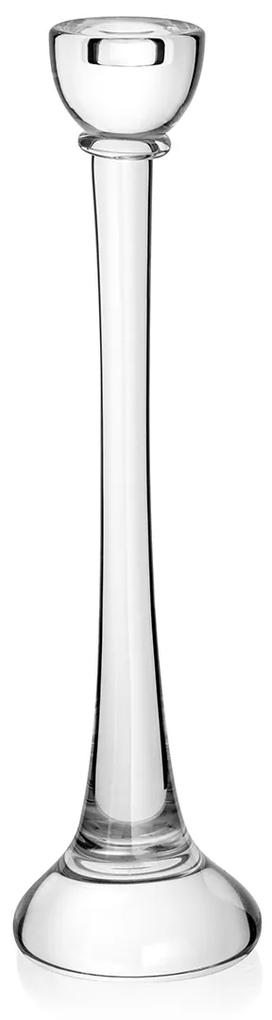 nextlevelglass skleněný křišťálový SVÍCEN vysoký 35 cm