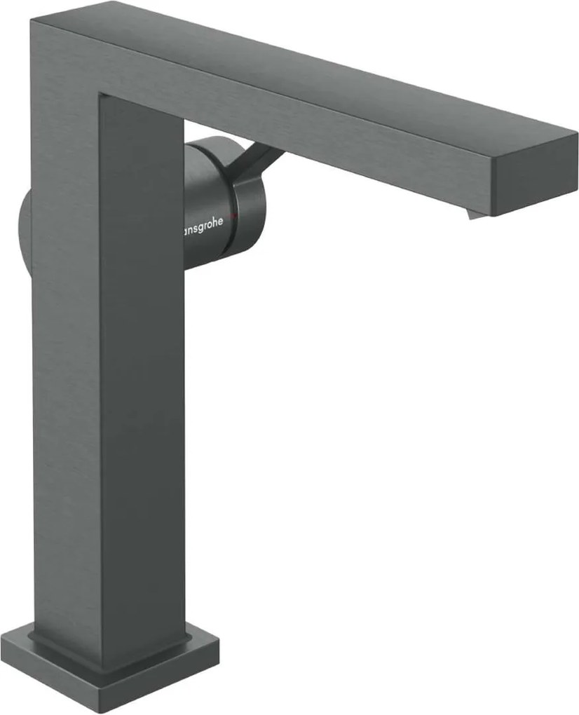 Hansgrohe Tecturis E - Umyvadlová baterie s výpustí Push-Open, CoolStart, EcoSmart+, kartáčovaný černý chrom 73040340