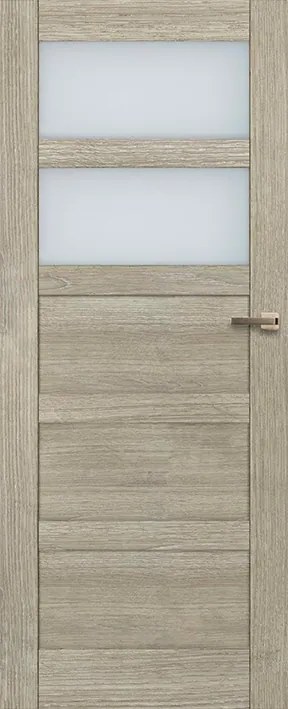 Interiérové dveře vasco doors BRAGA model 3 Průchozí rozměr: 70 x 197 cm, Orientace dveří: Levé dveře, Dekor: Ořech columbia