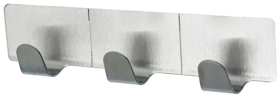 BISK Erga Trendy, samolepící 3-háček na ručníky, ocelová, ERG-05723