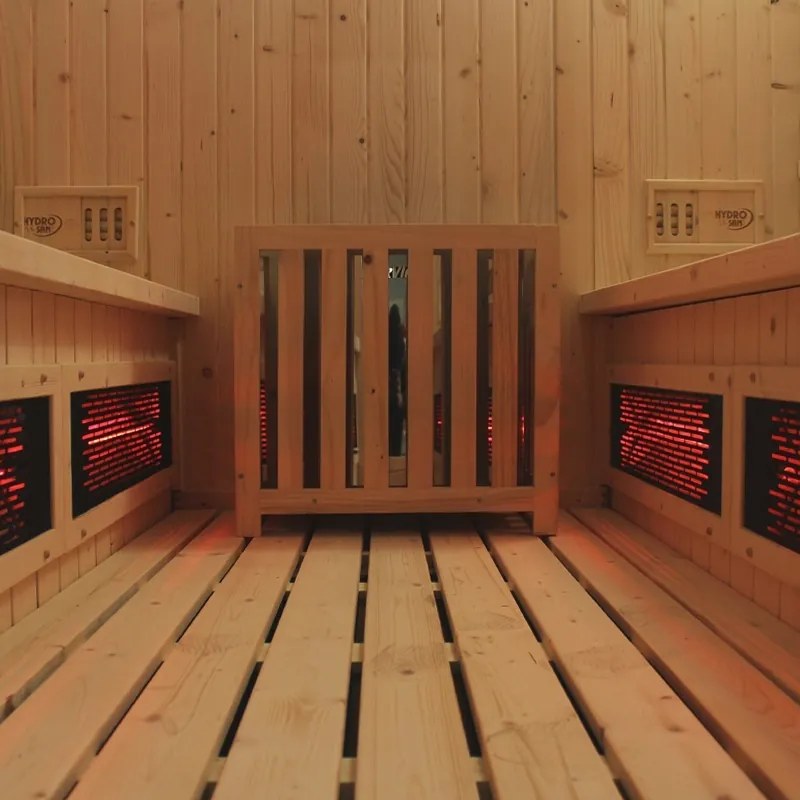 BPS-koupelny Zahradní kombinovaná sudová sauna 2v1  - Infrasauna + finská sauna 180x200, 4-6 osob