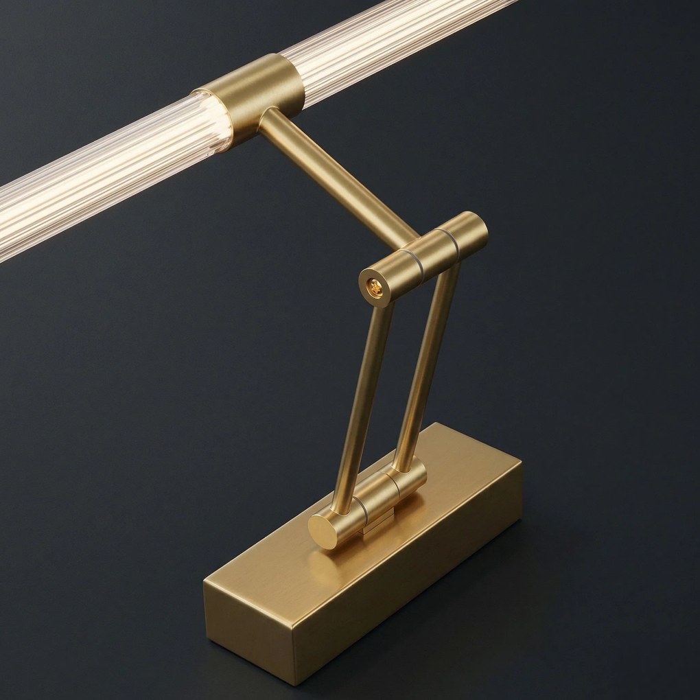 Toolight Toolight, LED nástěnné svítidlo 60cm, 13W, 4000K, 1000lm, APP1900-1W, zlatá matná, OSW-66055