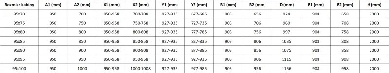 Mexen Lunar-B Duo výklopný sprchový kout 95 x 95 cm, čiré sklo, broušený grafit, 832-095L-095P-66-00