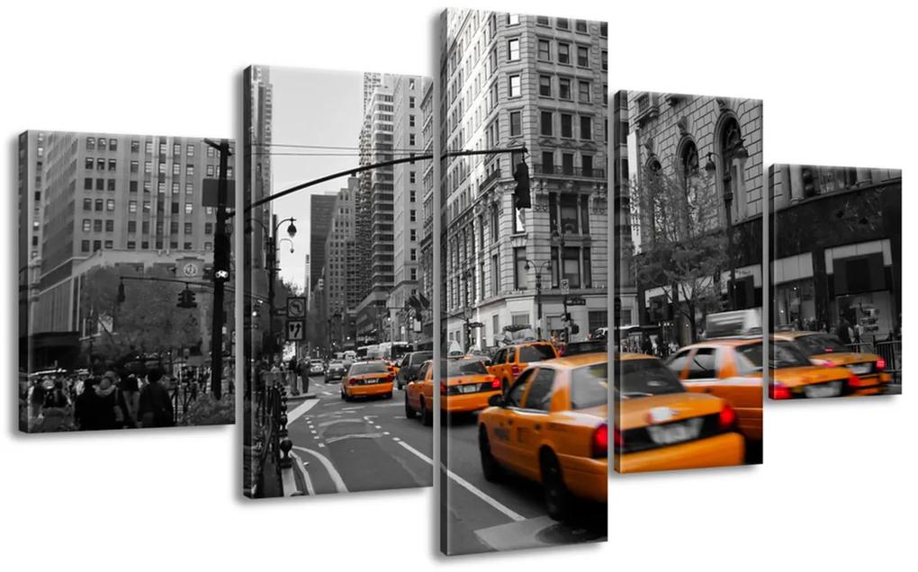 Gario Obraz na plátně Manhattan Taxi Velikost: 150 x 80 cm