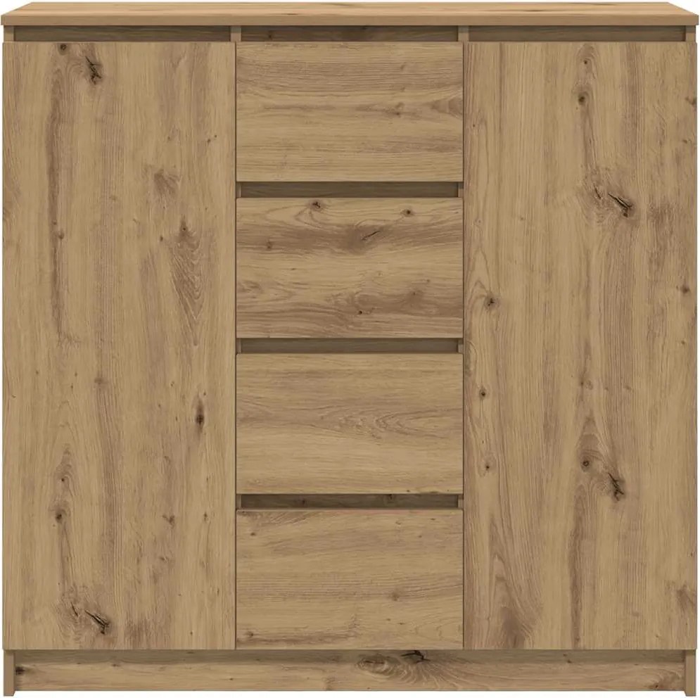 Příborník se zásuvkami, dub řemeslný, 100,5 x 35 x 98,5 cm, konstrukční dřevo 3328461