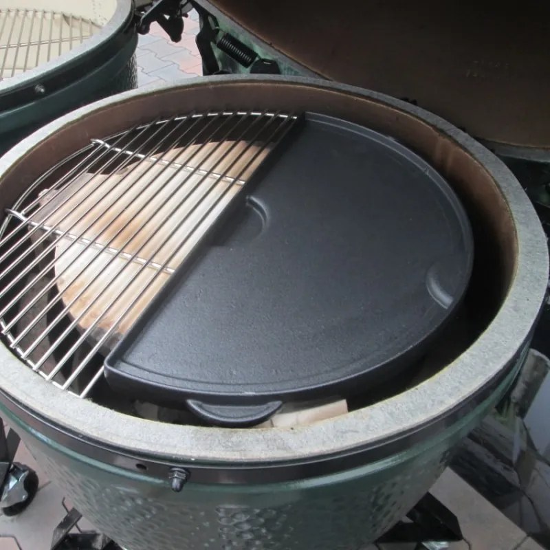 Big Green Egg půlkruhová litinová plotna pro Large BGE-122988