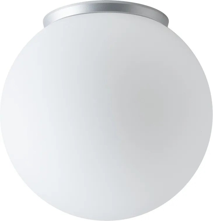 OS STY44986 STYX 2 stropní/nástěnné skleněné svítidlo stříbrná / bílá IP65 25W E27 - OSMONT