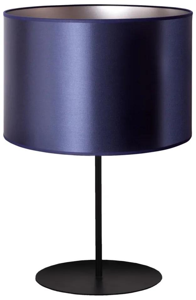 Duolla | Duolla - Stolní lampa CANNES 1xE14/15W/230V 20 cm modrá/stříbrná/černá | DU603041
