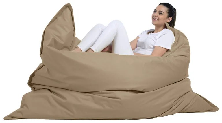 Atelier del Sofa Zahradní sedací vak Giant Cushion 140x180 - Mink, Norková