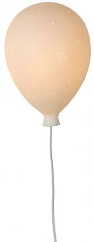 LUCIDE BALLOON Wall Light E14/40W H28 W13 L20cm White, nástěnné svítidlo dětské