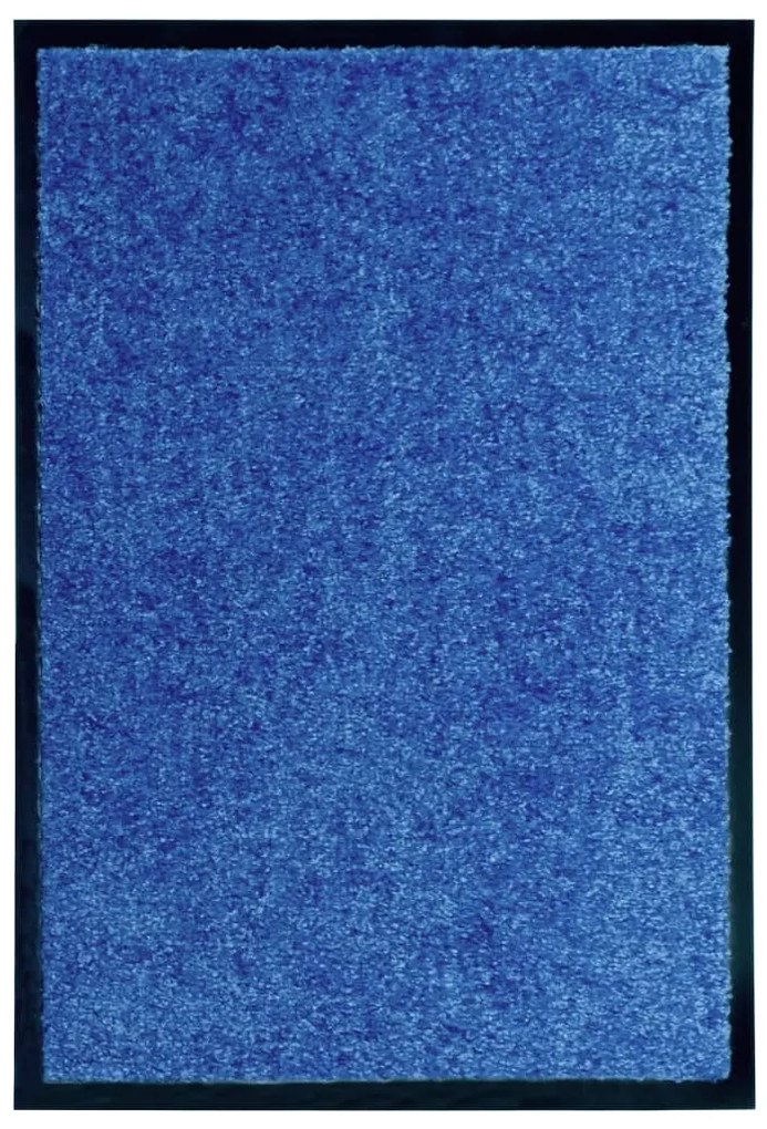 323439 vidaXL Rohožka pratelná modrá 40 x 60 cm