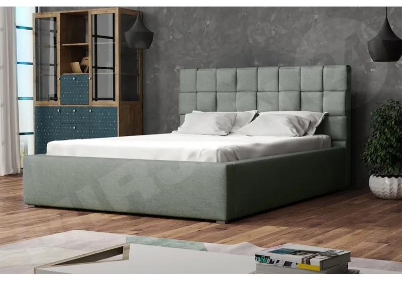 Čalouněná postel s rolovatelným roštem Kinec, Rozměr postele: 160, Potah: Malmo 13 365
