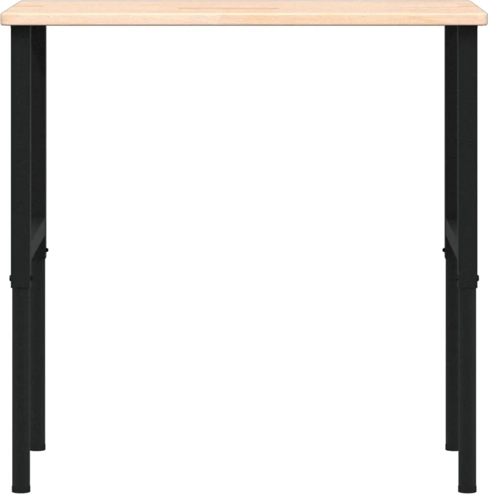 Pracovní stůl 100 x 60 x (71,5–98) cm masivní dub obdélníkový 3309678