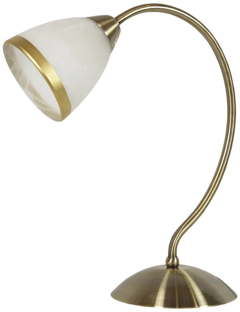 Stolní rustikální lampa CREMA, 1xE14, 40W, patina Clx 41-96718