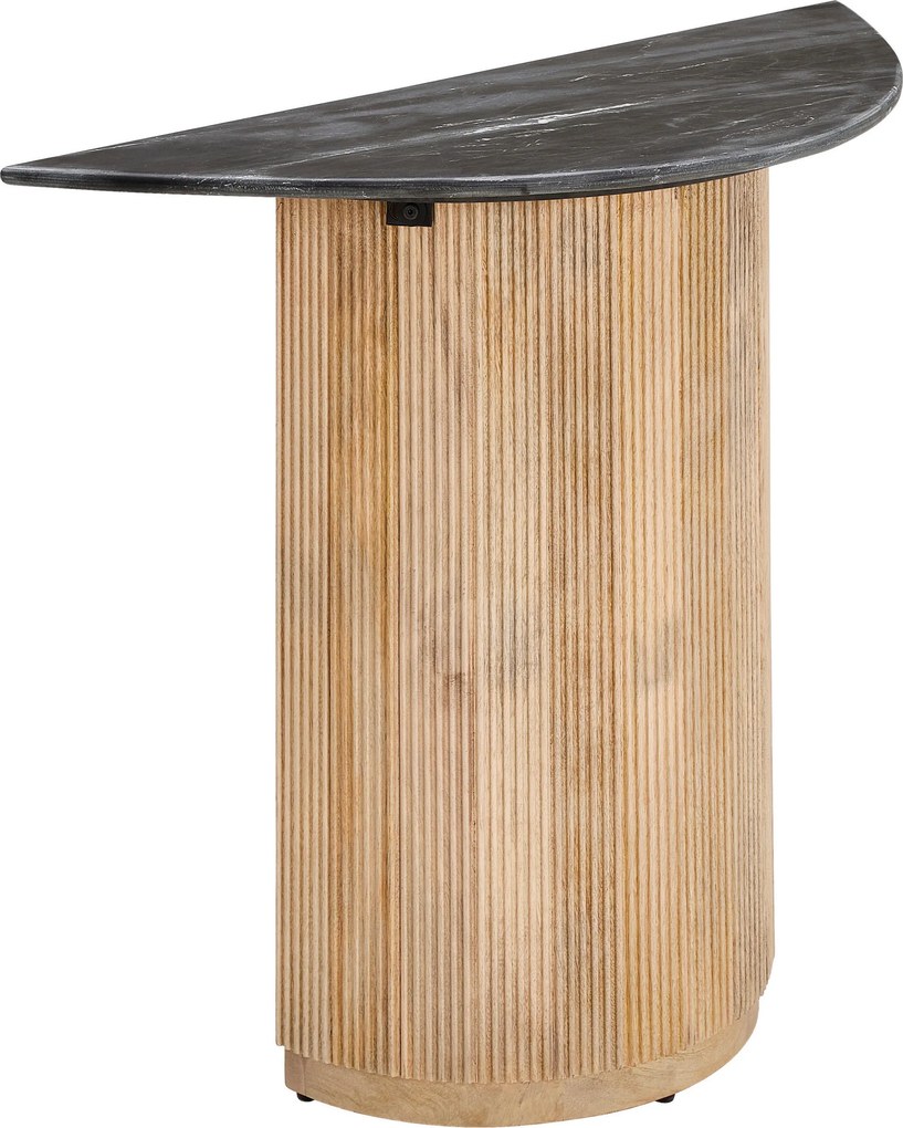 XXXLutz KONZOLOVÝ STOLEK, mangové dřevo, přírodní barvy, černá, 100/76/40 cm Livetastic - Konzolové stolky - 002641002801