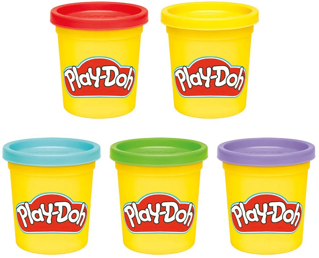 HASBRO PLAY-DOH Modelína Back to school 4+1 kelímek zdarma 14g1860