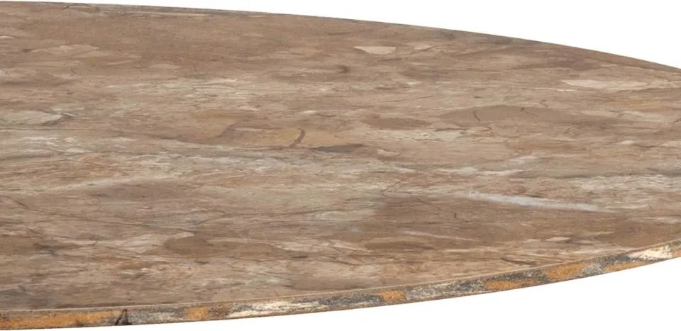 Keramický barový stůl Malta 105 cm béžový mramor