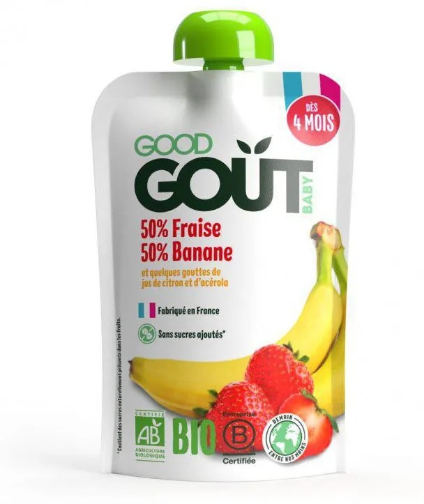 Good Gout BIO Jahoda s banánem (120 g)