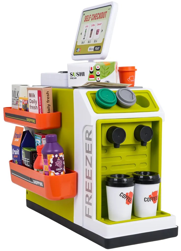 RKToys Dětský mini supermarket s doplňky