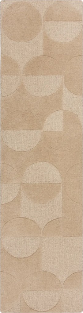 Flair Rugs, Běhoun Moderno Gigi Natural, 60x230, béžová, chodba / předsíň