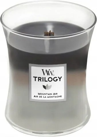WoodWick Trilogy střední svíčka Mountain Air 275 g