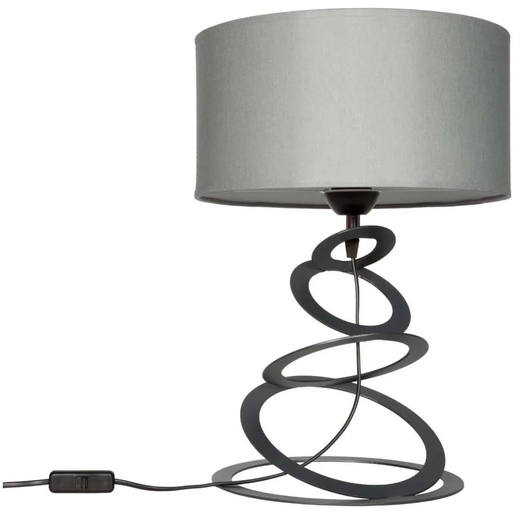 Stolní lampa Indigo, 1x textilní stínítko (výběr ze 3 barev), (výběr ze 3 barev konstrukce), o
