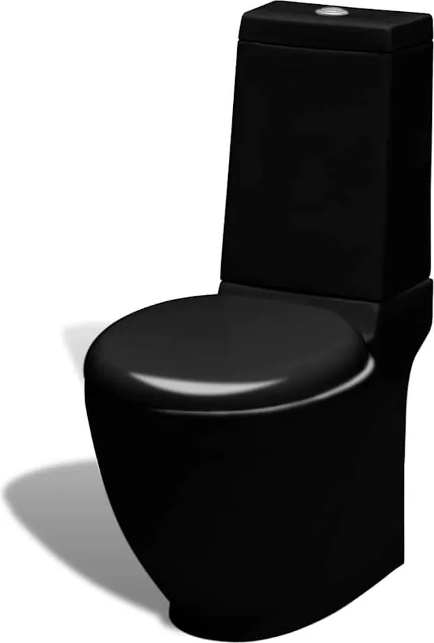 Černá keramická toaleta a bidet 270060