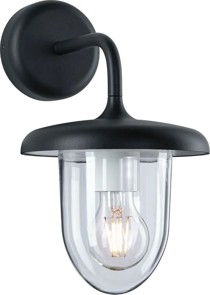 P 94757 Venkovní nástěnné svítidlo Vintario IP44 kruhové 180x250mm max. 20W 230V antracit hliník - PAULMANN